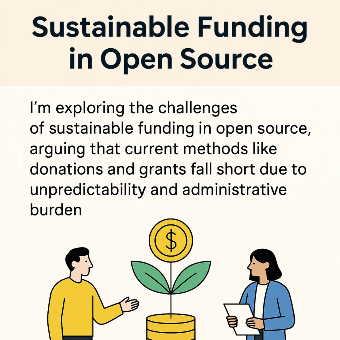 Sustainable Funding in Open Source